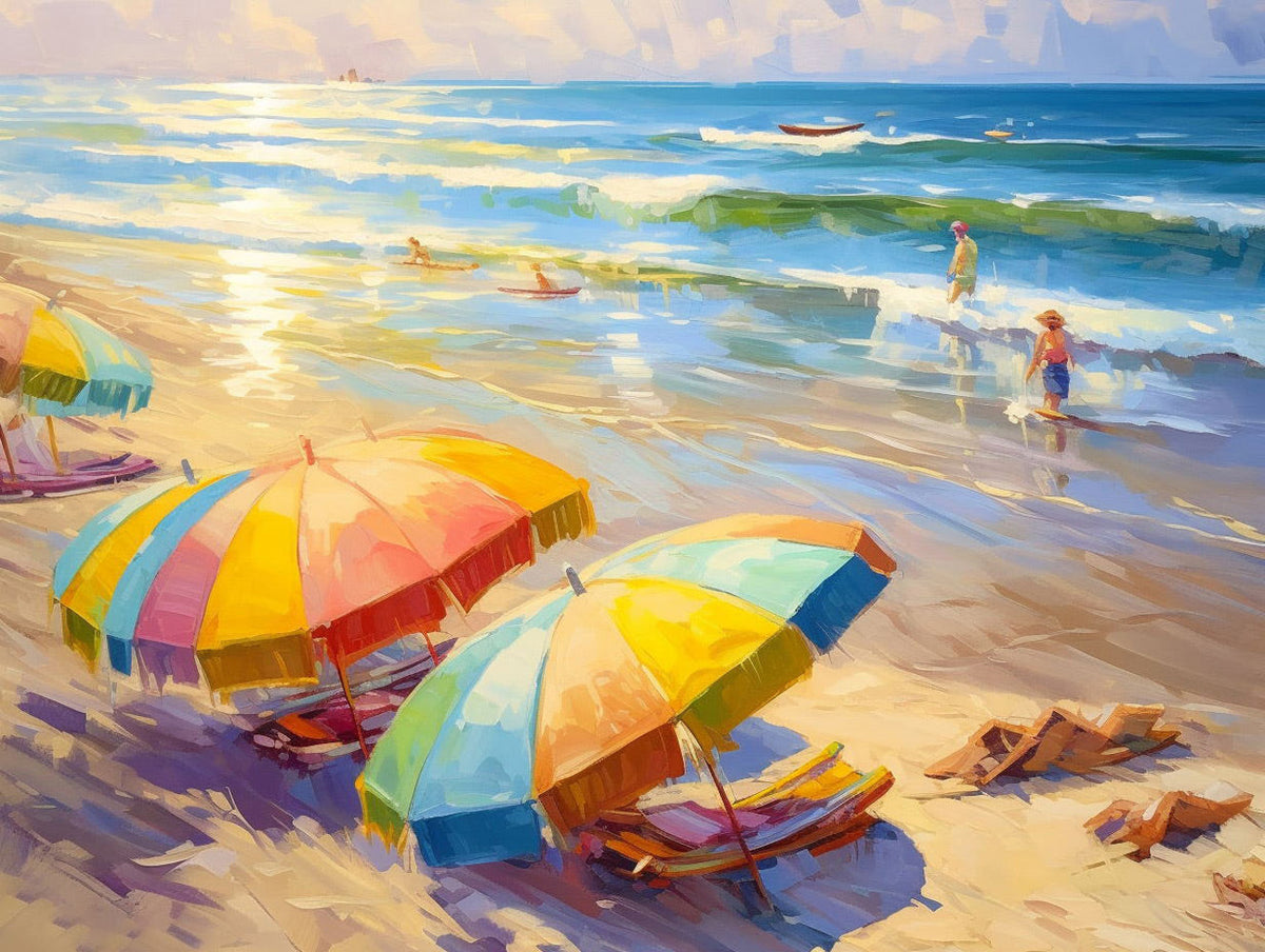 Malen nach Zahlen - Strand und Meer – Liebeart.de