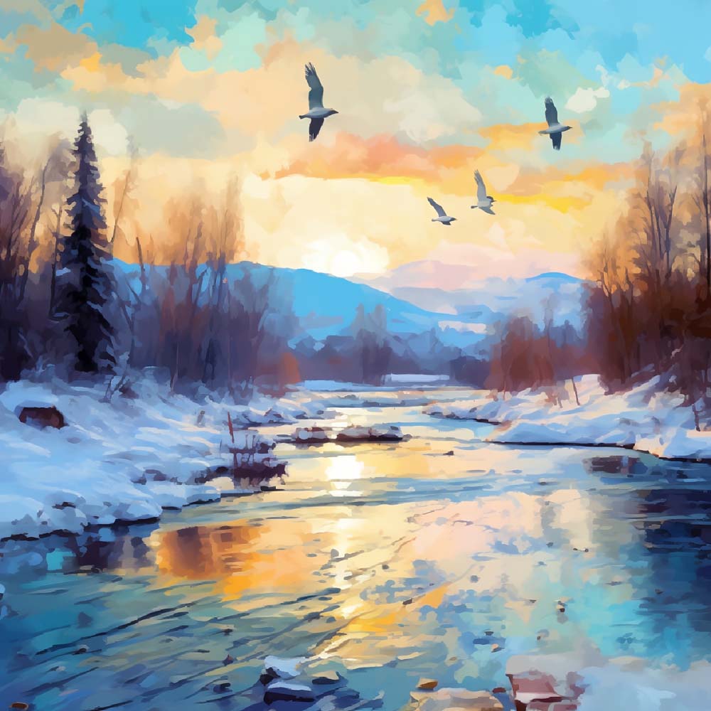 Malen nach Zahlen - Raubvögel und Natur – Liebeart.de